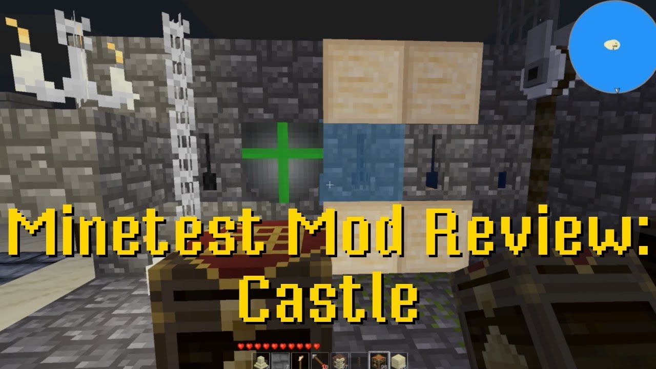 Minetest Mod Review: Castle - YouTube