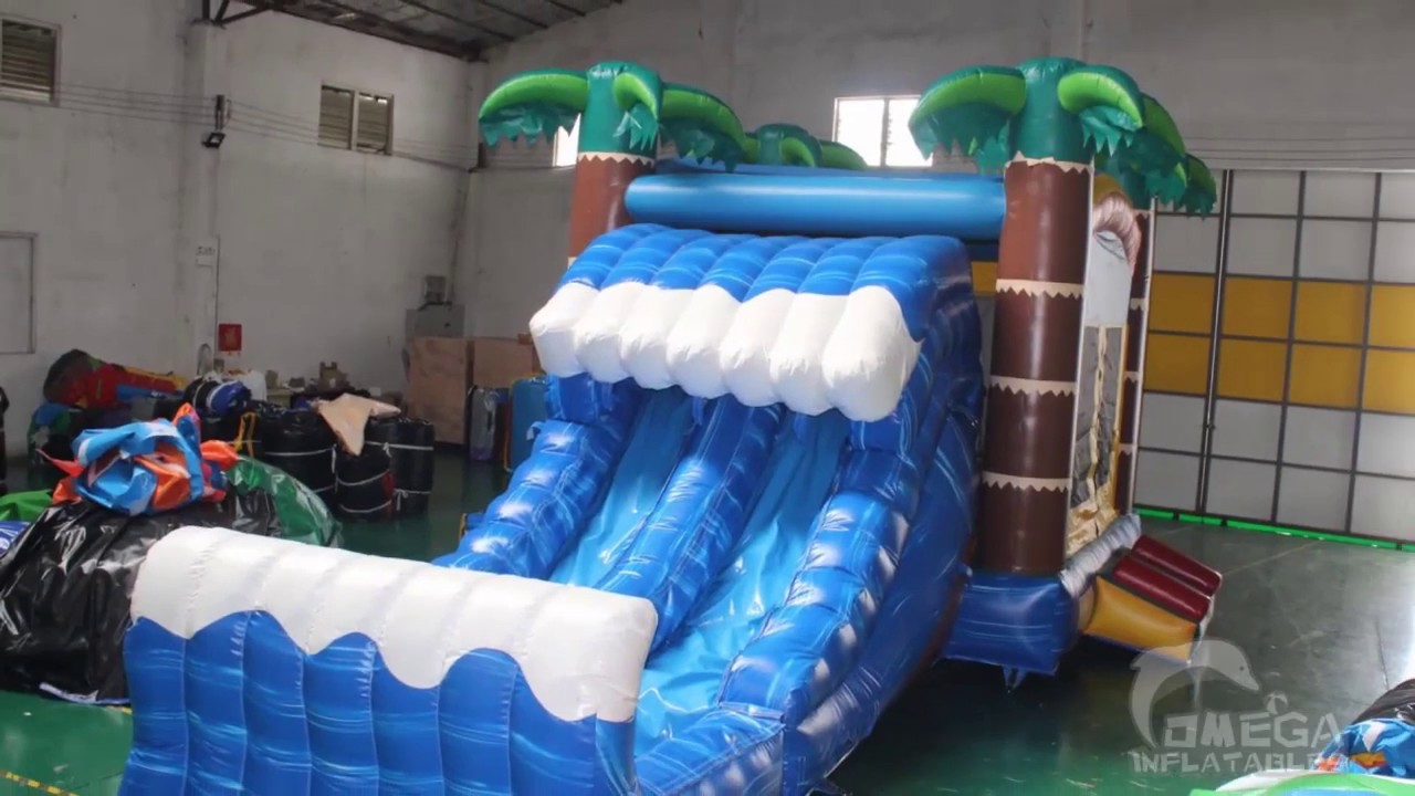 Tropical Wave Dual Lane Wet Dry Combo - YouTube