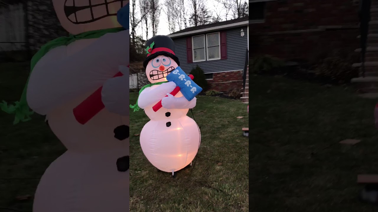 Christmas Inflatable Display 2017 - YouTube