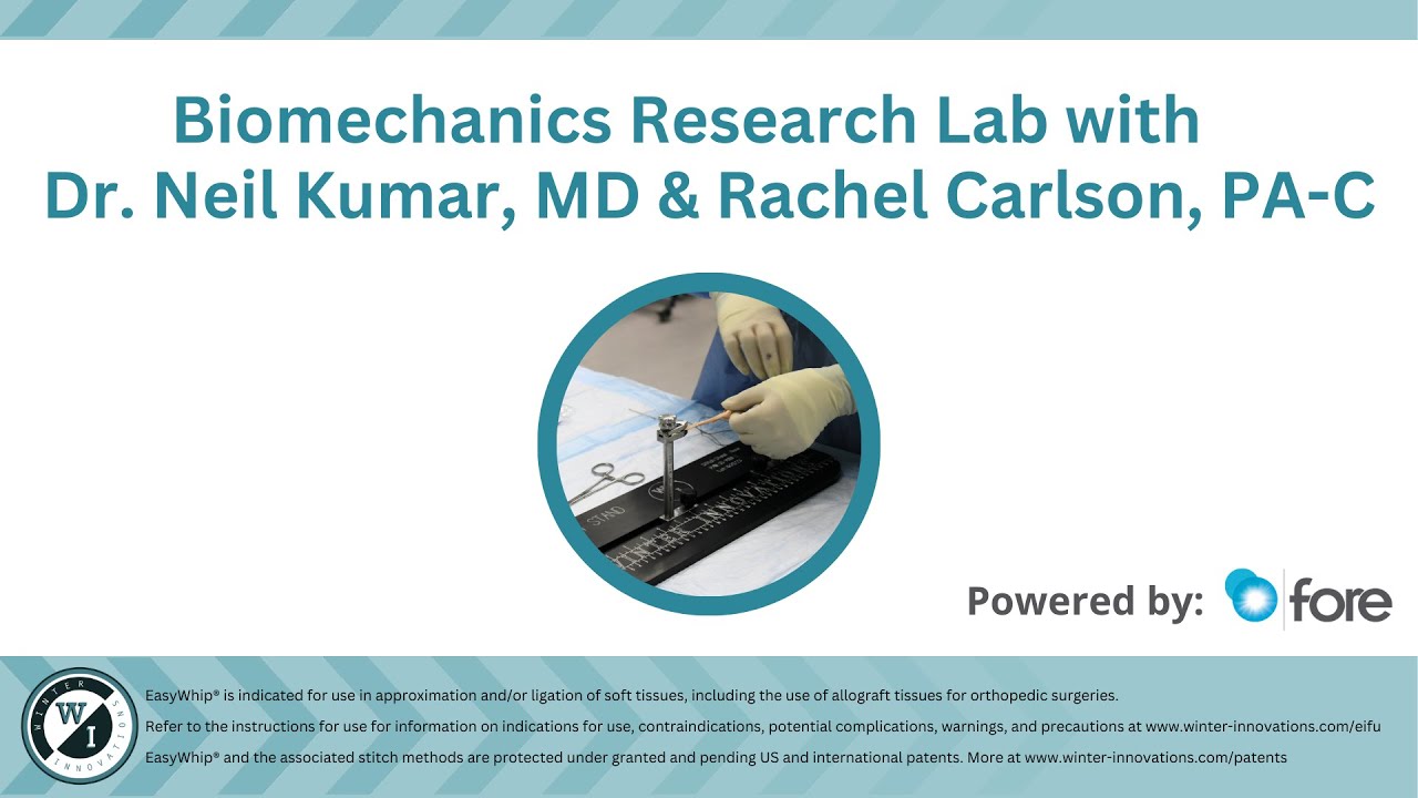 Winter Innovations - FORE Biomechanics Research Lab with Dr. Neil Kumar ...