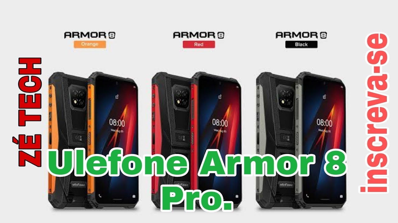 Ulefone Armor 8 Pro, Unboxing, Som e Câmeras 🇧🇷 25/12/21 - YouTube