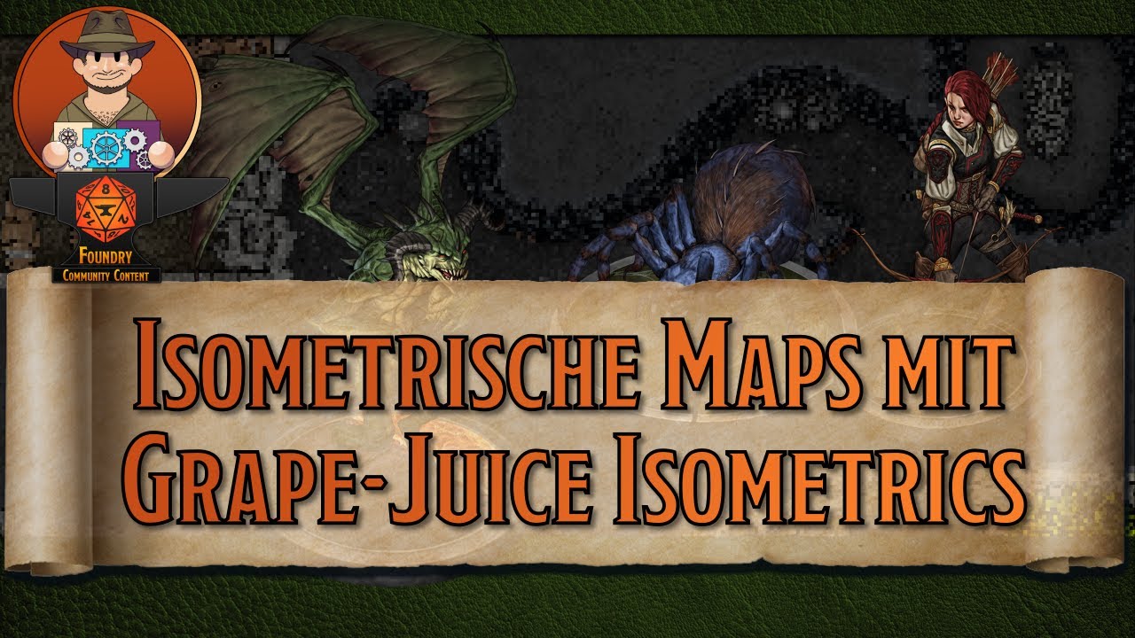 Isometrische Maps mit grape_juice-Isometric - Foundry VTT [Toms Module ...