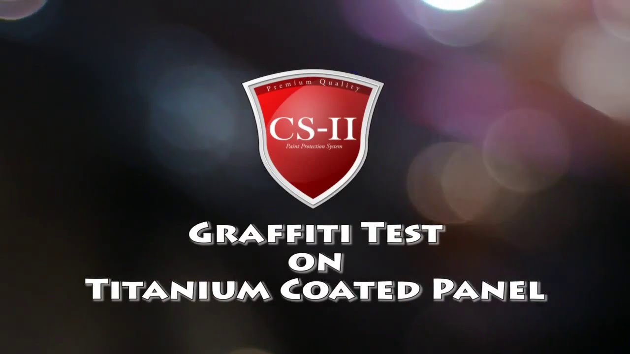 CS-II Paint Protection | Graffiti Testing - YouTube