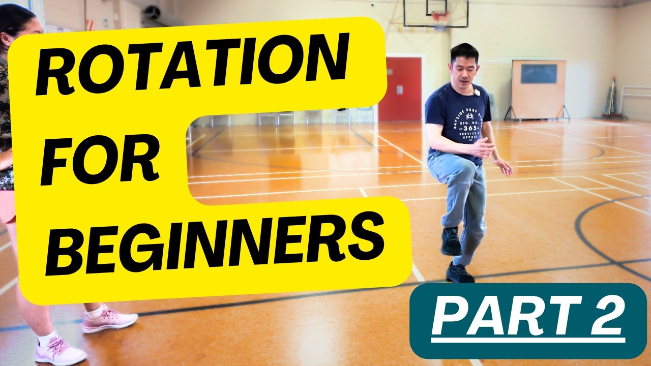 MASTER Badminton Rotation In MINUTES For ABSOLUTE BEGINNERS - Part 2 ...
