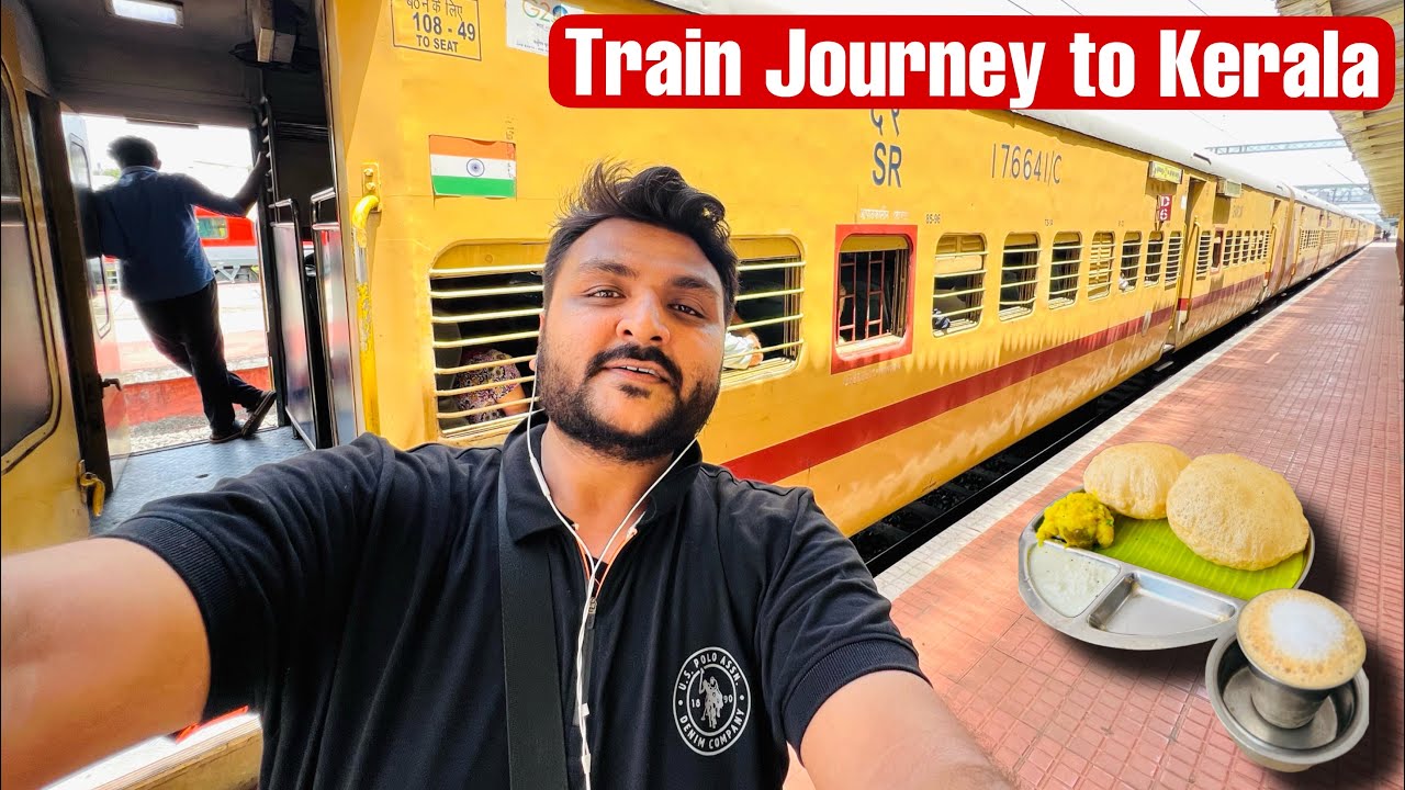 ₹130 mein Train Journey to Kerala || second Sitting journey ...