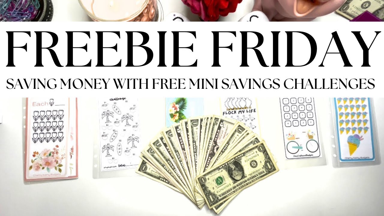 FREEBIE FRIDAY | SAVING MONEY WITH FREE SAVINGS CHALLENGES | # ...