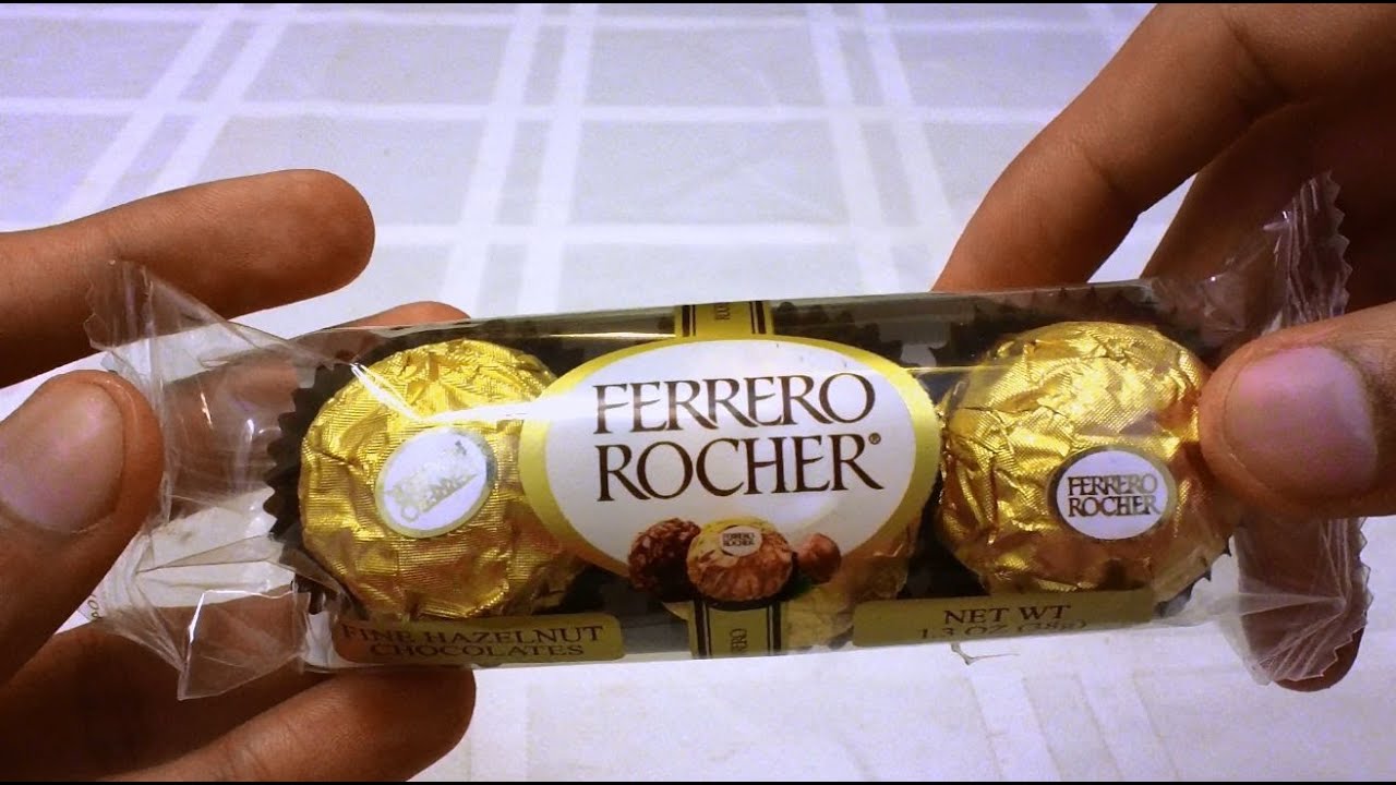 Ferrero Rocher Unwrapping And Review. [Sir Sebastian] - YouTube