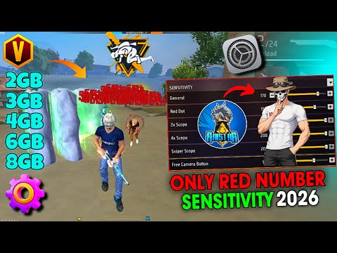 Free Fire Max Auto Headshot Trick 2026 Sensitivity ⚙️ 2gb, 3gb, 4gb Ram Headshot Sensitivity Setting