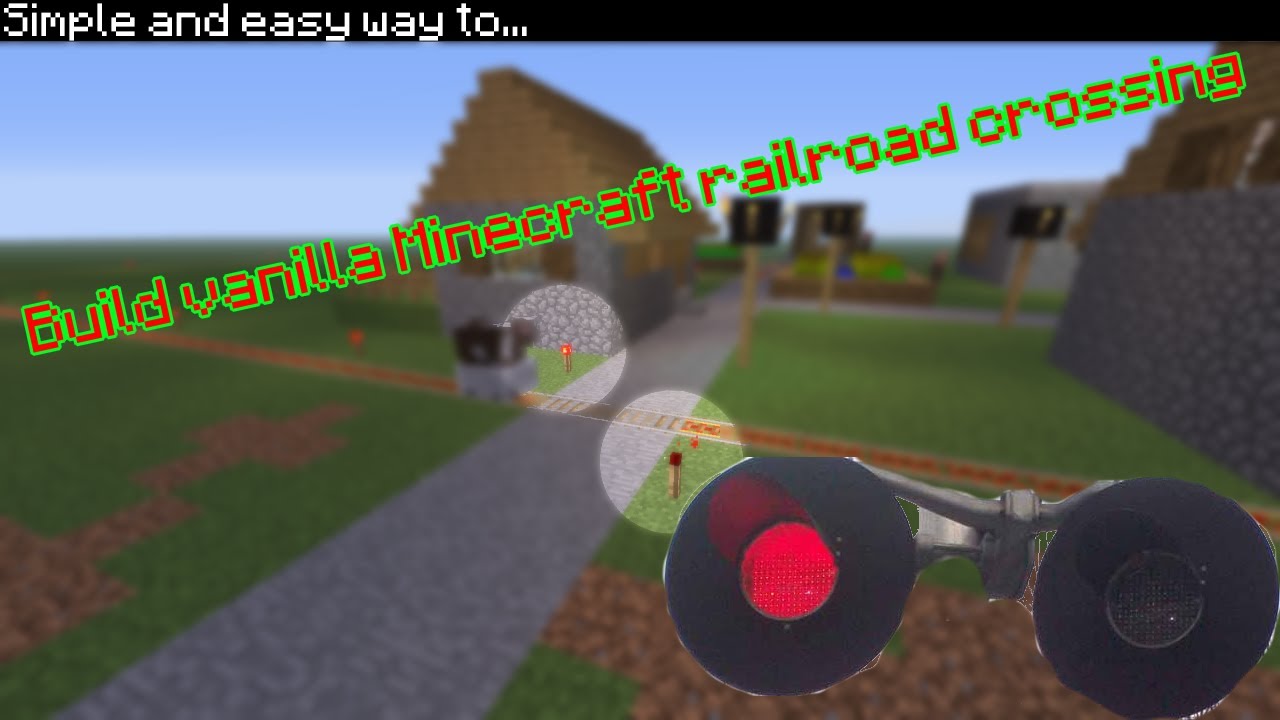 Minecraft Railroad Crossing Minecraft Railroad Crossing Gate Sounde