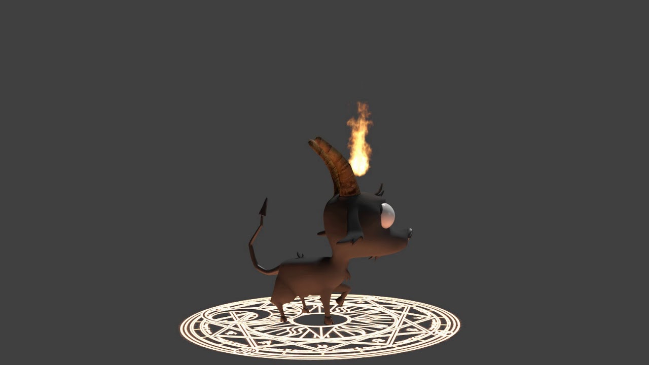 Magical Goat made in Blender - YouTube