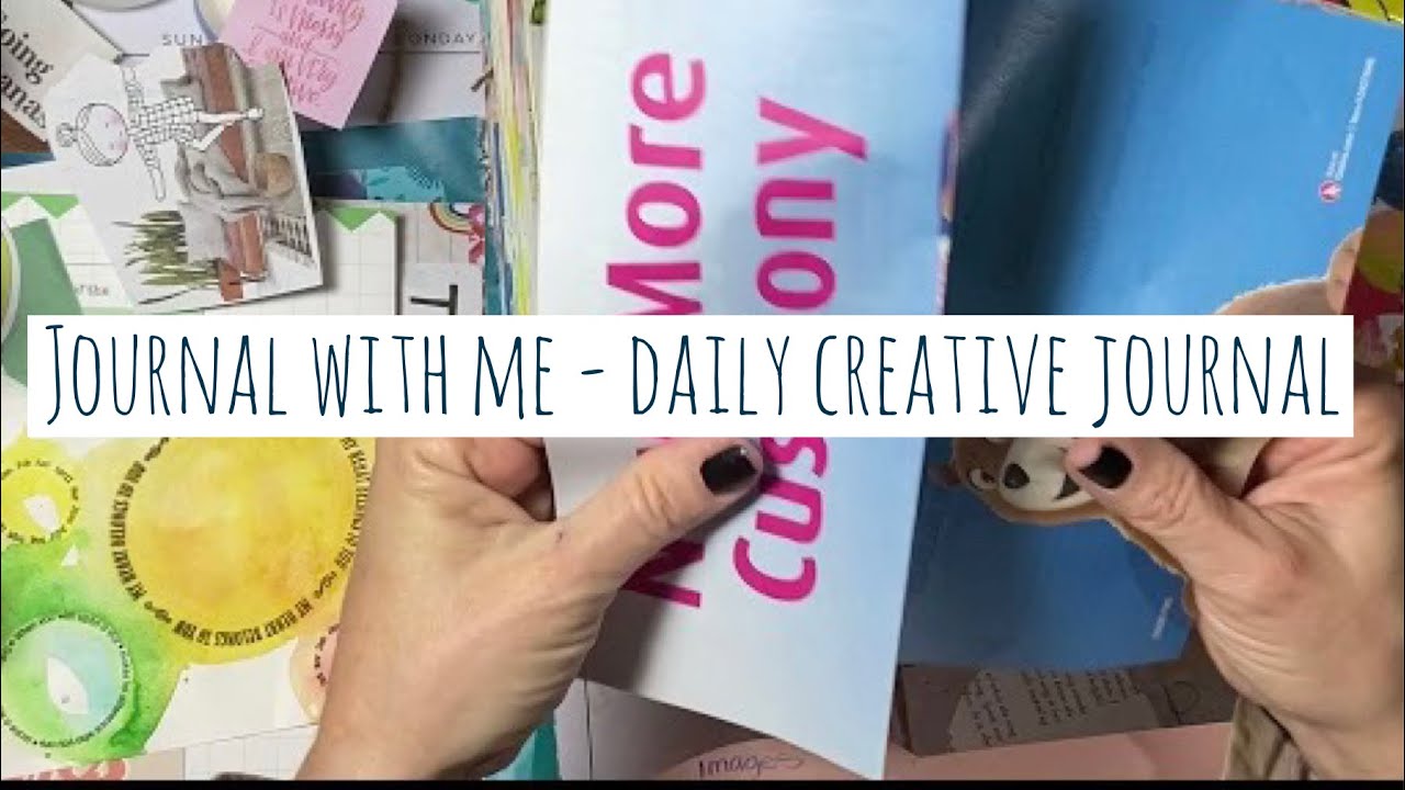 Journal with me- in my creative daily journal / fauxbonichi - YouTube