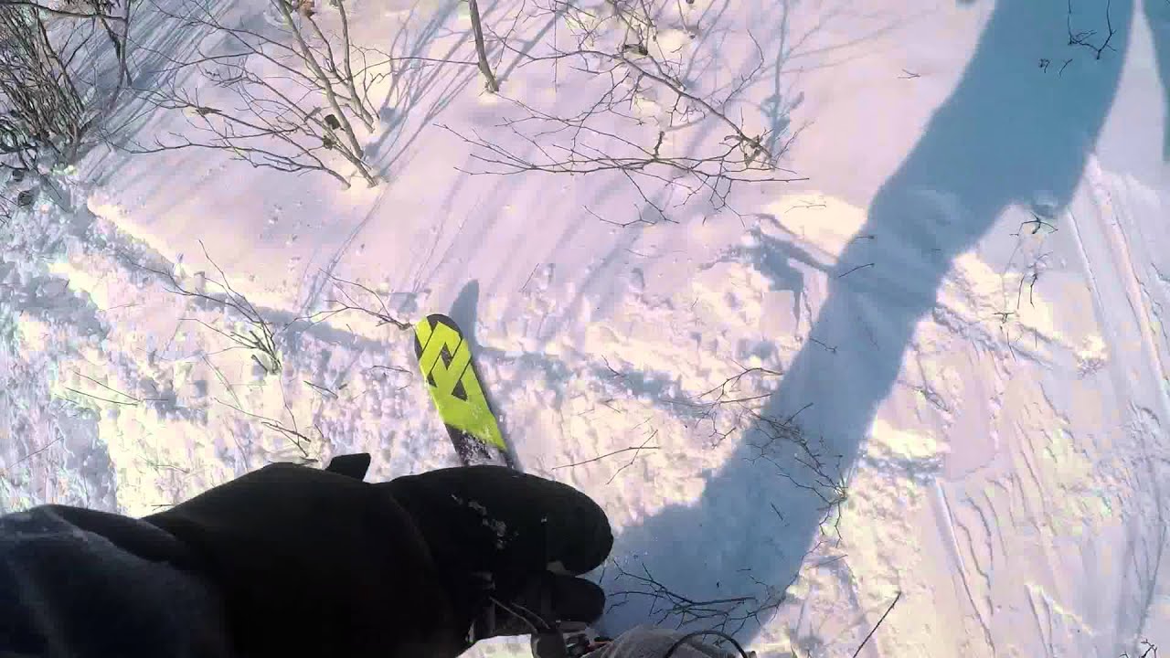 13 Year Old stomps 10 foot cliff at Wisp Resort - YouTube