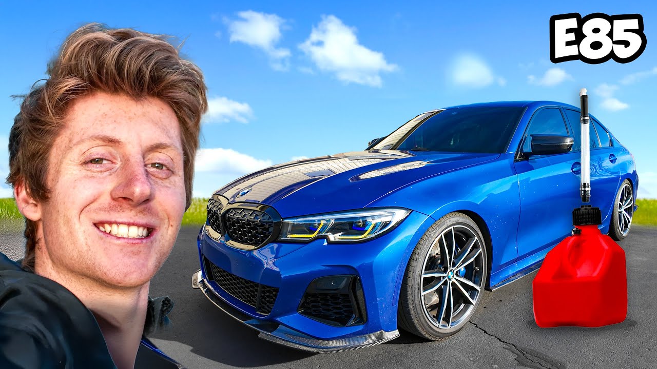 I Filled My Big Turbo M340i With E85! - YouTube