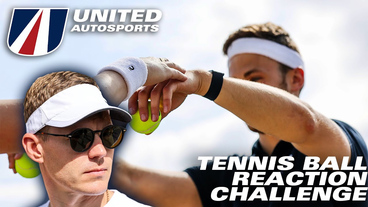 Wimbledon tennis ball reaction challenge | WEC Monza - YouTube