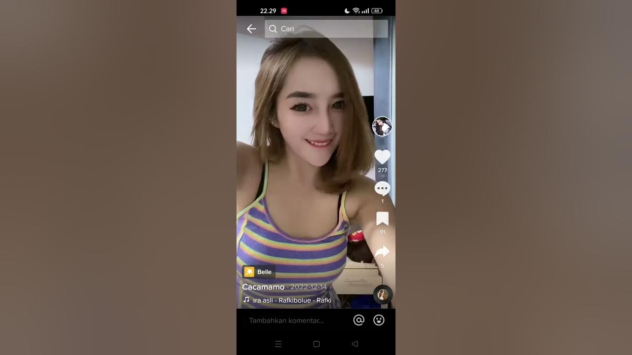 Cewek tiktok, Caca mamo, Cantik sexy, don't look at nenene bigo - YouTube