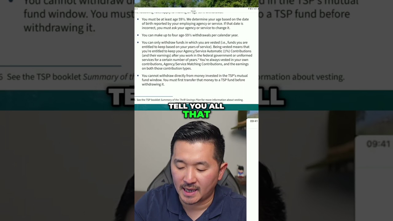 Understanding TSP Withdrawals at 55: A Guide to Vesting! - Inflation ...