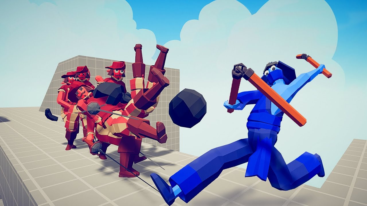 NUNCHUCK and CANNON vs DIFFERENT UNITS | TABS - Totally Accurate Battle ...