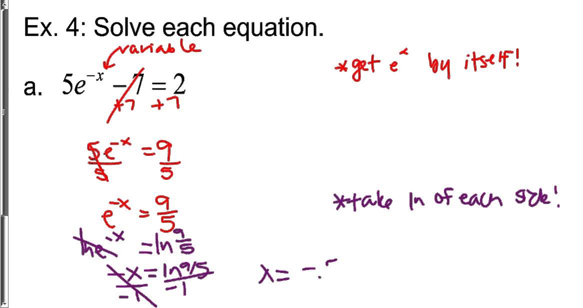 Lesson 9 5 Base E And Natural Logarithms YouTube lesson-9-5-base-e-and-natural-logarithms-youtube