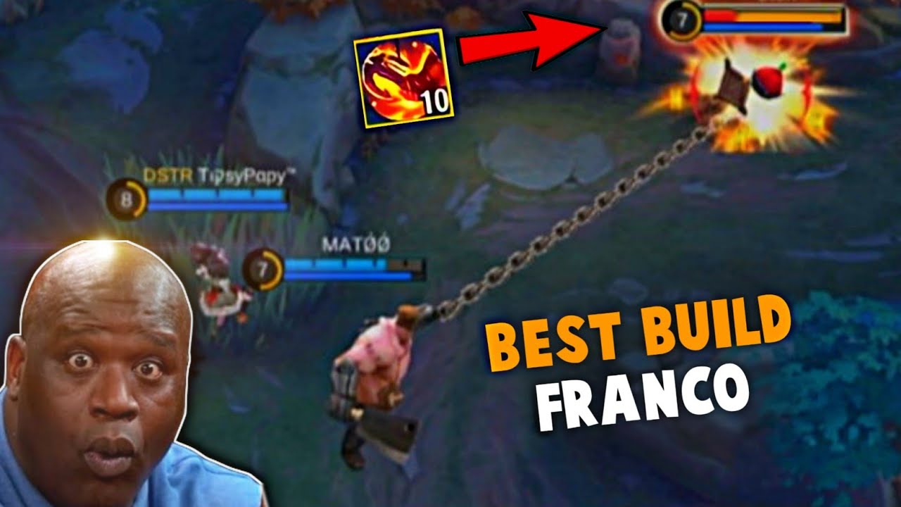 FRANCO WTF DAMAGE FULL STACK‼️Best Build Franco 2023 - Mobile Legends ...