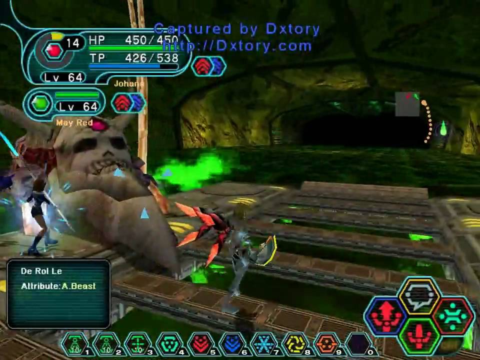 Phantasy Star Online: De Rol Le - Very Hard - YouTube