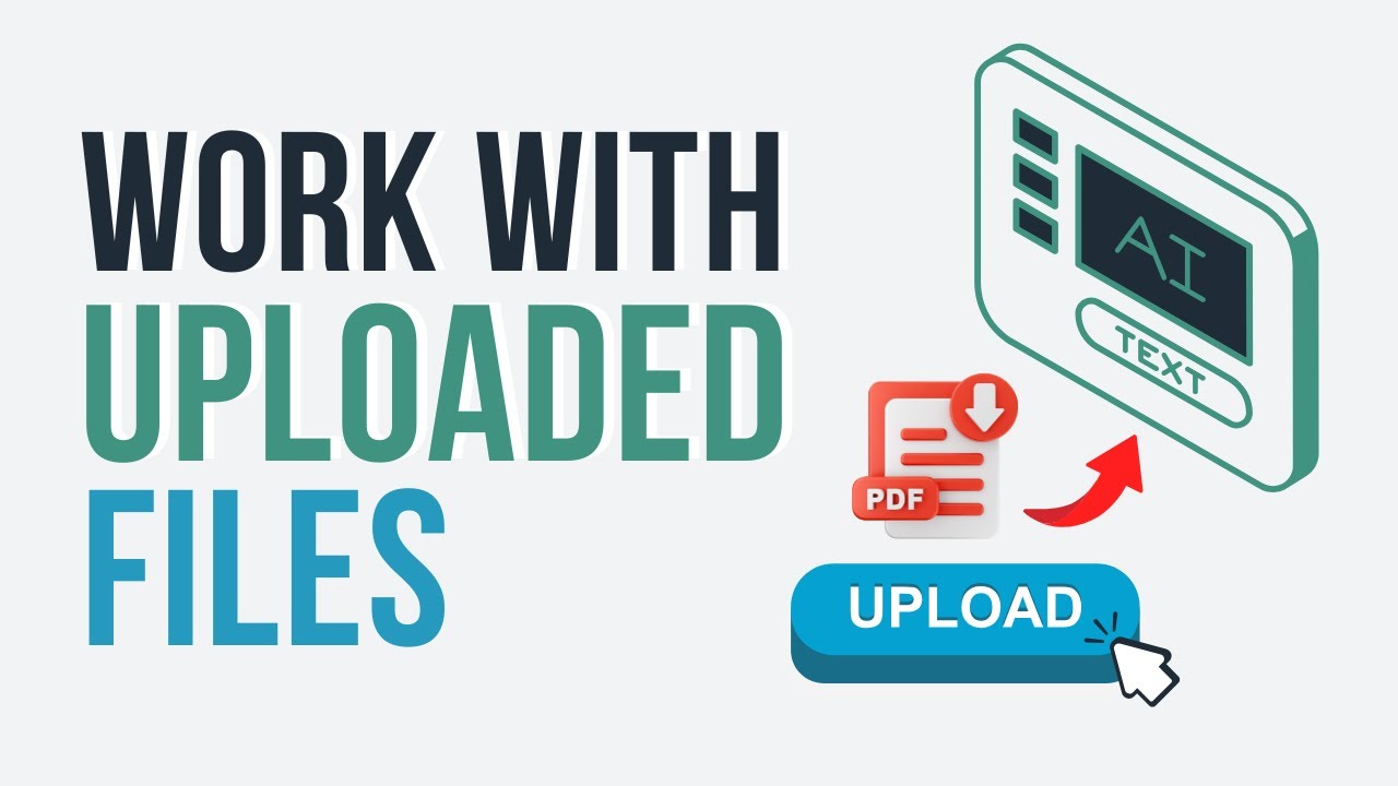 How To Upload And Work With Uploaded Files - A Promptmate Guide - YouTube