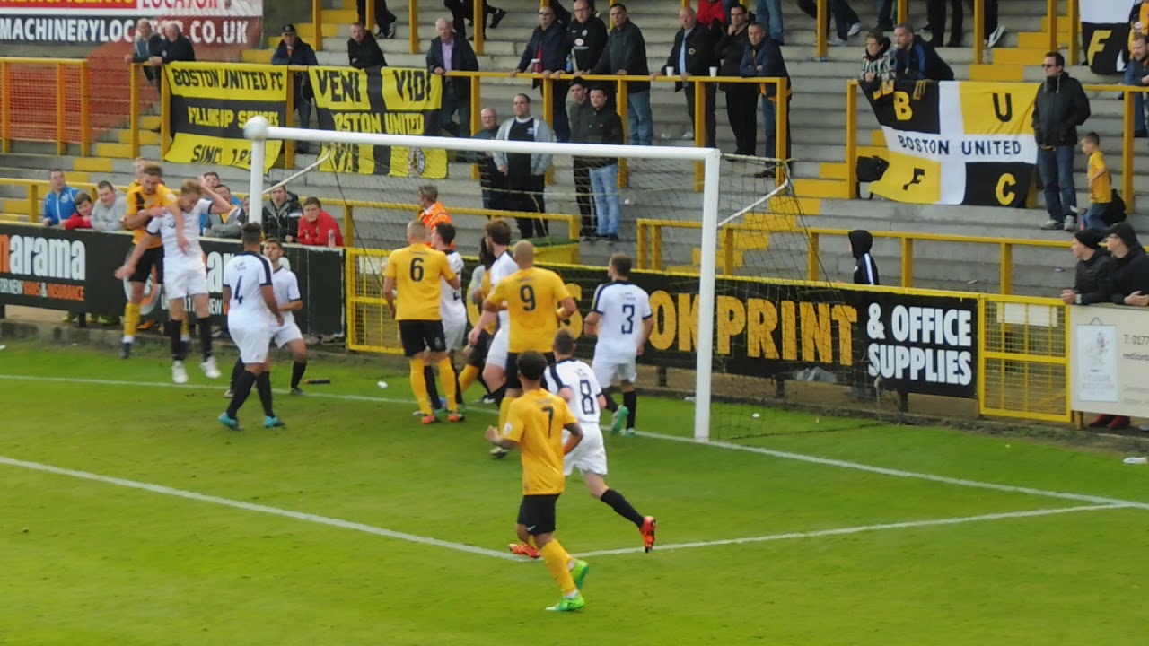 FA Cup 2nd Qual - Boston Utd v Haughmond - YouTube