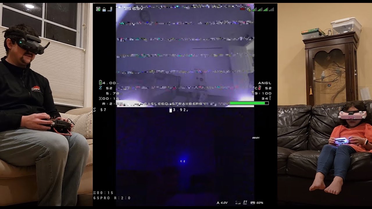 DJI O4 Race Mode Interference Testing with HDZero R1, R2 25mW - YouTube