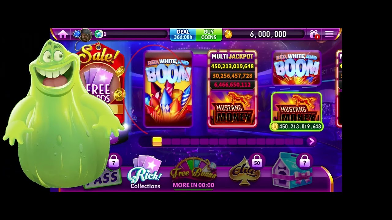 RED, WHITE and BOOM slots | The ButtonBasher Blob tries it out - YouTube