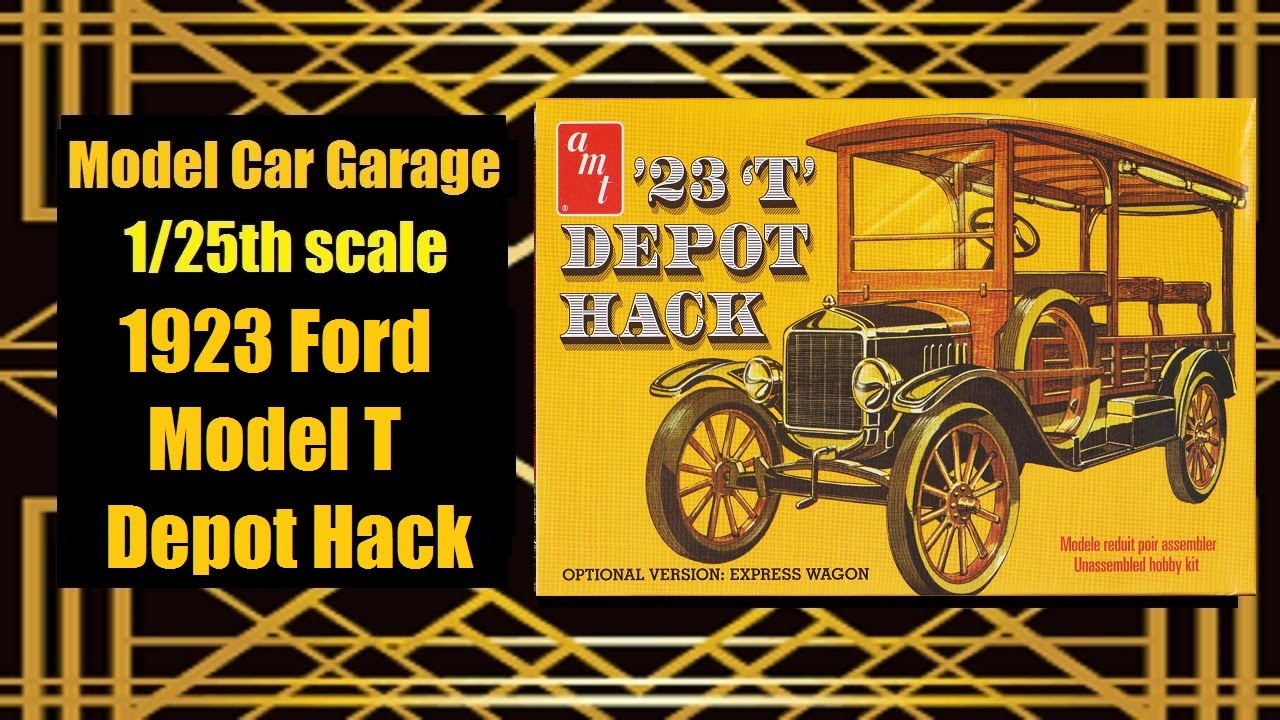 Unboxing The AMT 1923 Ford Model T Depot Hack Plastic Model Kit - YouTube