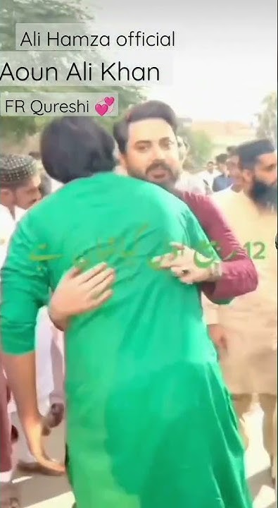 Biggest welcome 💐from 💞 Ali Hamza official With Aoun Ali Khan|| 12 Rabi UL Awal - YouTube