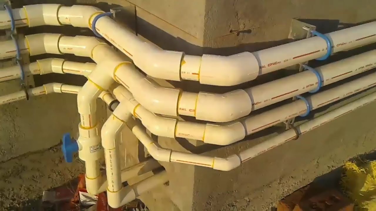 Super terrace pipe line fitting - YouTube
