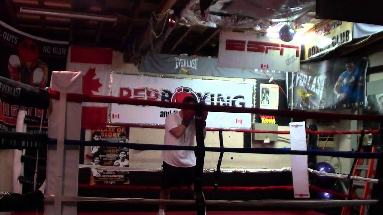 A bit of shadow boxing at "Tony Pep's" gym... - YouTube