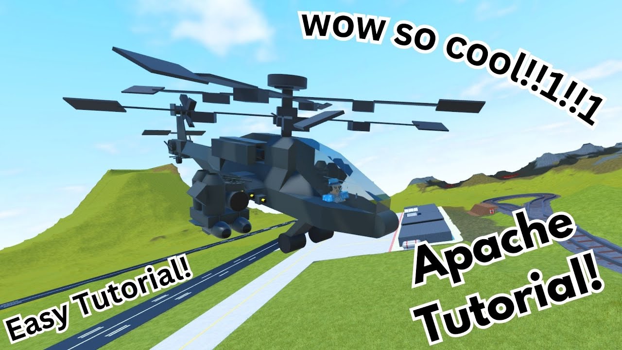 AH-64 Apache Helicopter Tutorial - Plane Crazy - YouTube