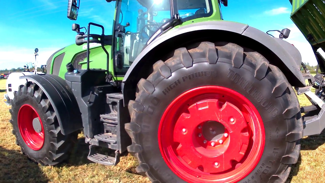 2018 Fendt 828 Vario ProfiPlus Tractor With HayBoss & Tigo 65XR - YouTube