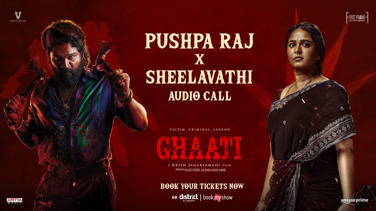 Pushpa Raj x Sheelavathi Audio Call | Allu Arjun | Ghaati | Anushka ...