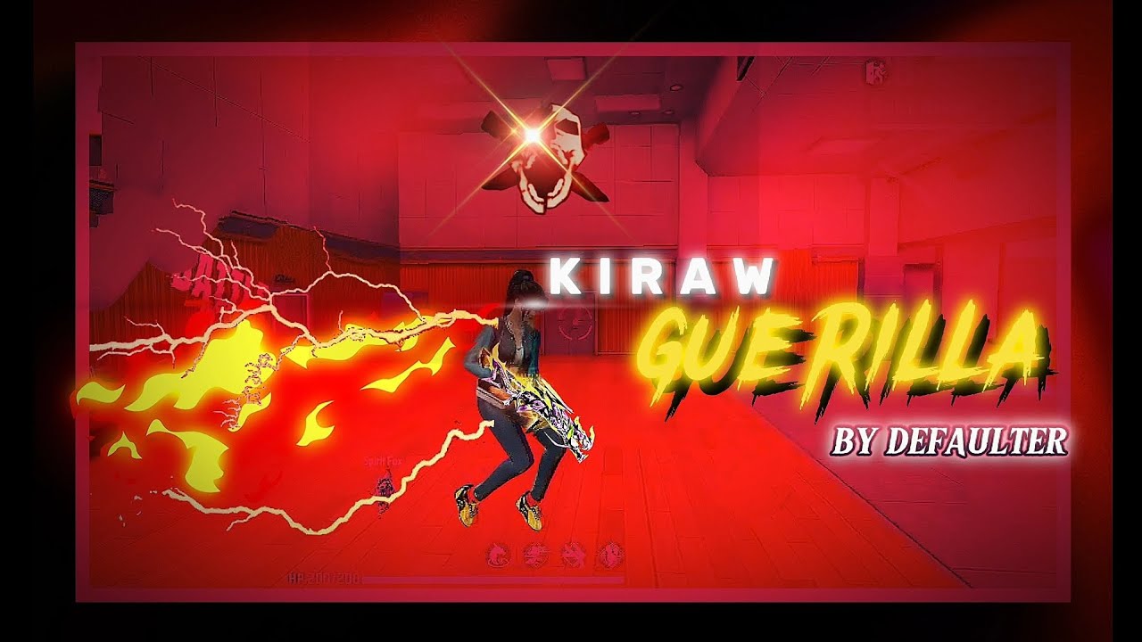 KIRAW GUERRILLA EDIT FF TRAINING GAMEPLAY 🎯🎮 || DEFAULTER 777 YT|| # ...