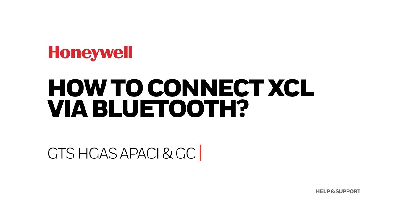 How to connect XCL via Bluetooth? - YouTube