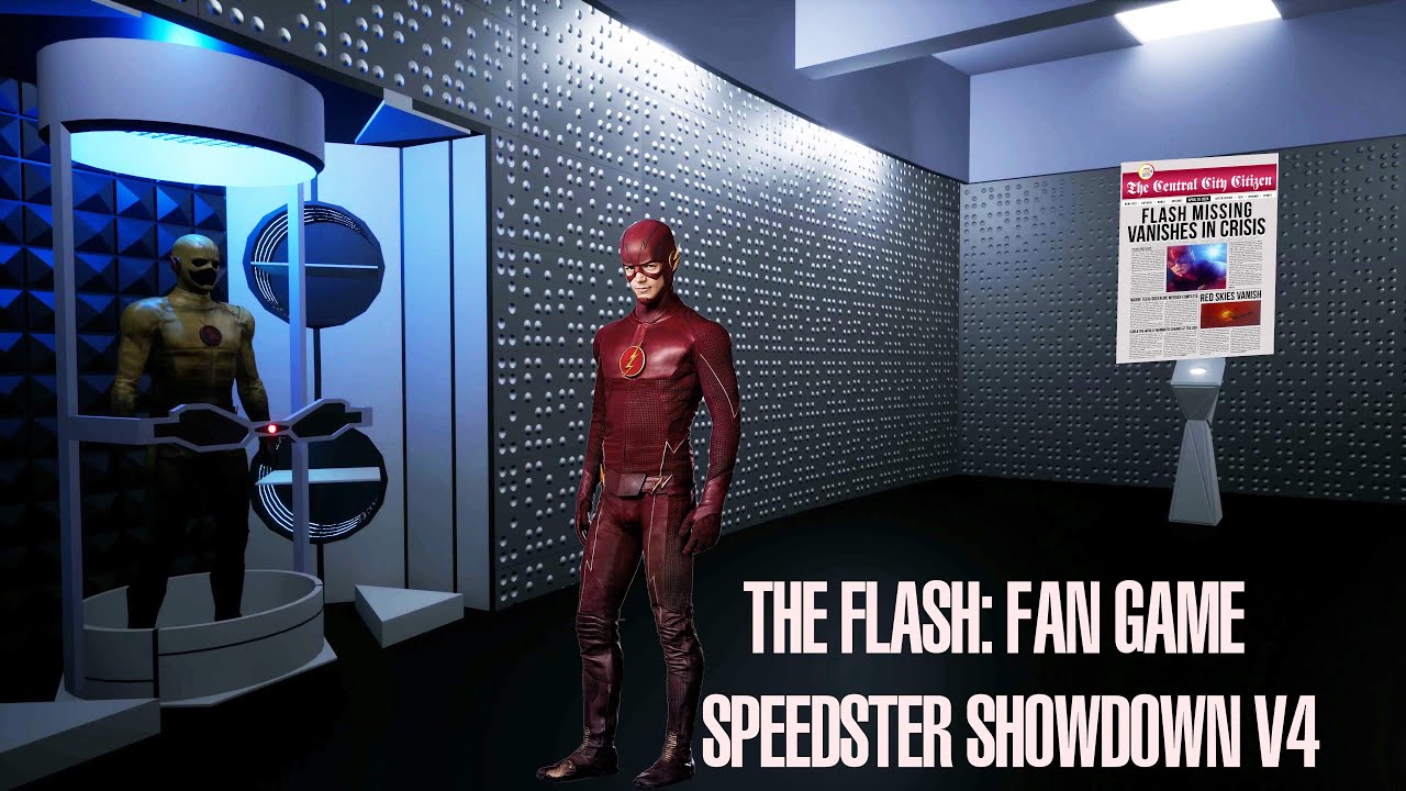 The Flash Fan Game - Virtual Star Labs Tour - YouTube
