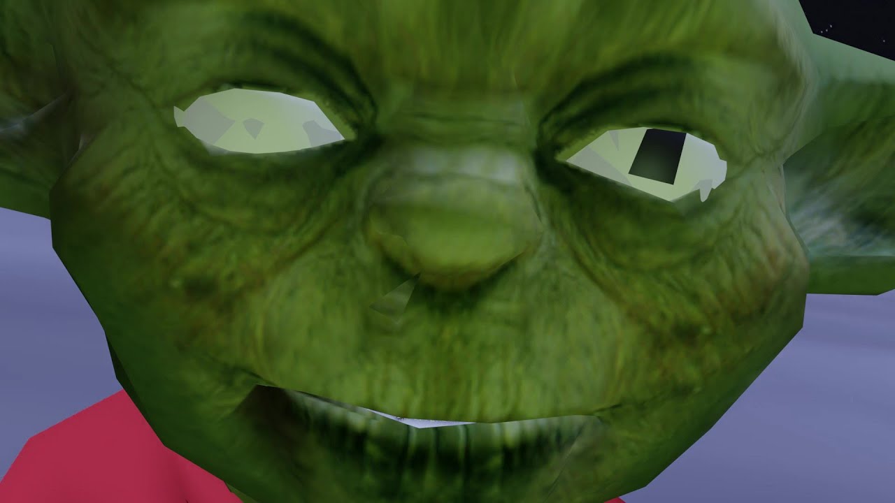 yoda running in a red dress and heels - YouTube