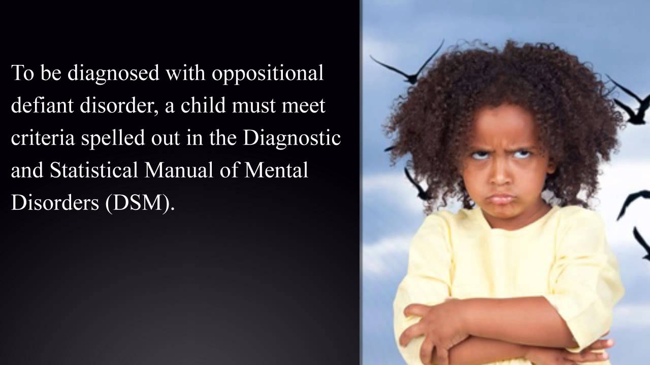 There are no lab tests to diagnose Oppositional Defiant Disorder - YouTube