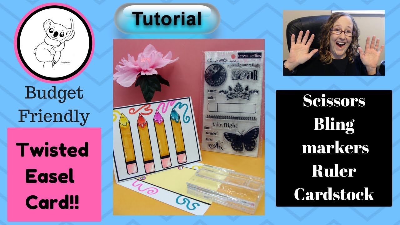 EASY Twisted Easel Card TUTORIAL Step by Step creating with Teresa ...