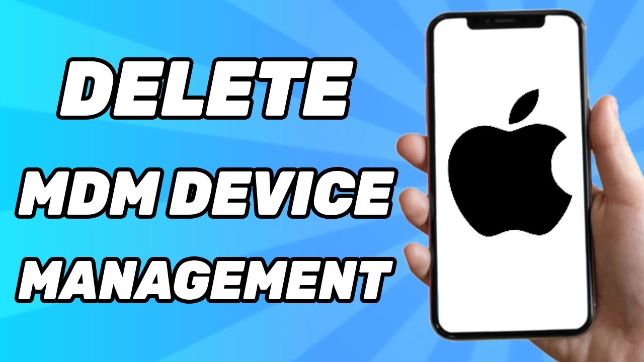 How to Delete MDM Device Management on iPhone - YouTube
