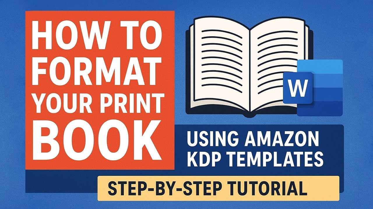 How to Format Your Print Book in Microsoft Word Using Amazon KDP ...