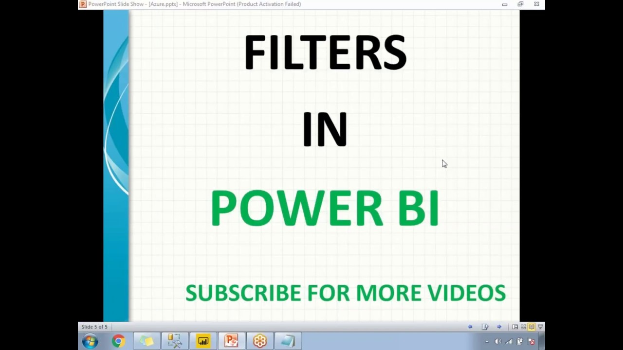 Filters In Power BI YouTube Filters In Power BI YouTube