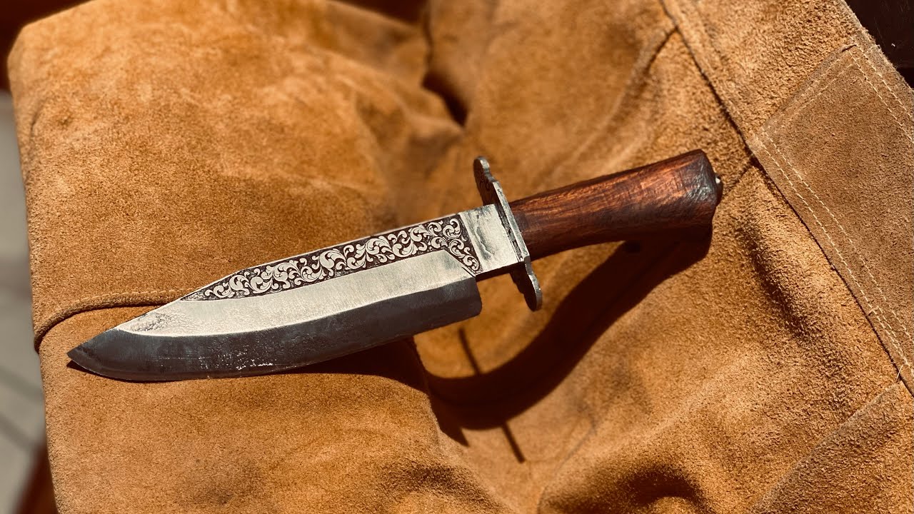 Making legendary bowie knife part1 - YouTube