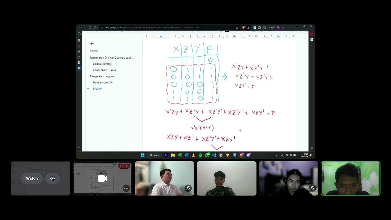 Kelompok 1 | Pembahasan Soal Nomor 8 | Mata Kuliah Sistem Digital - YouTube