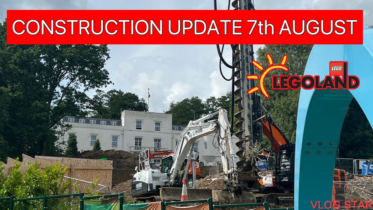 LEGOLAND Windsor 2024 Construction update! August 7th 2023 - YouTube