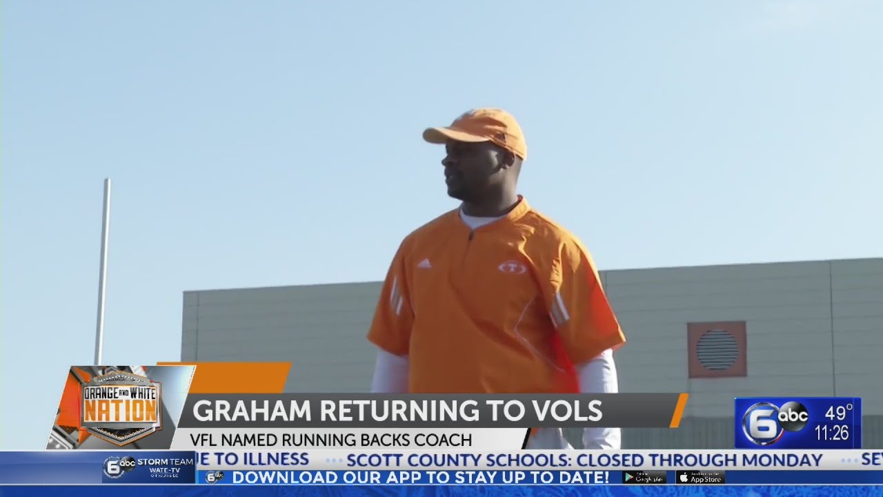 Former Tennessee Vol RB Jay Graham back on Vols' coaching staff - YouTube