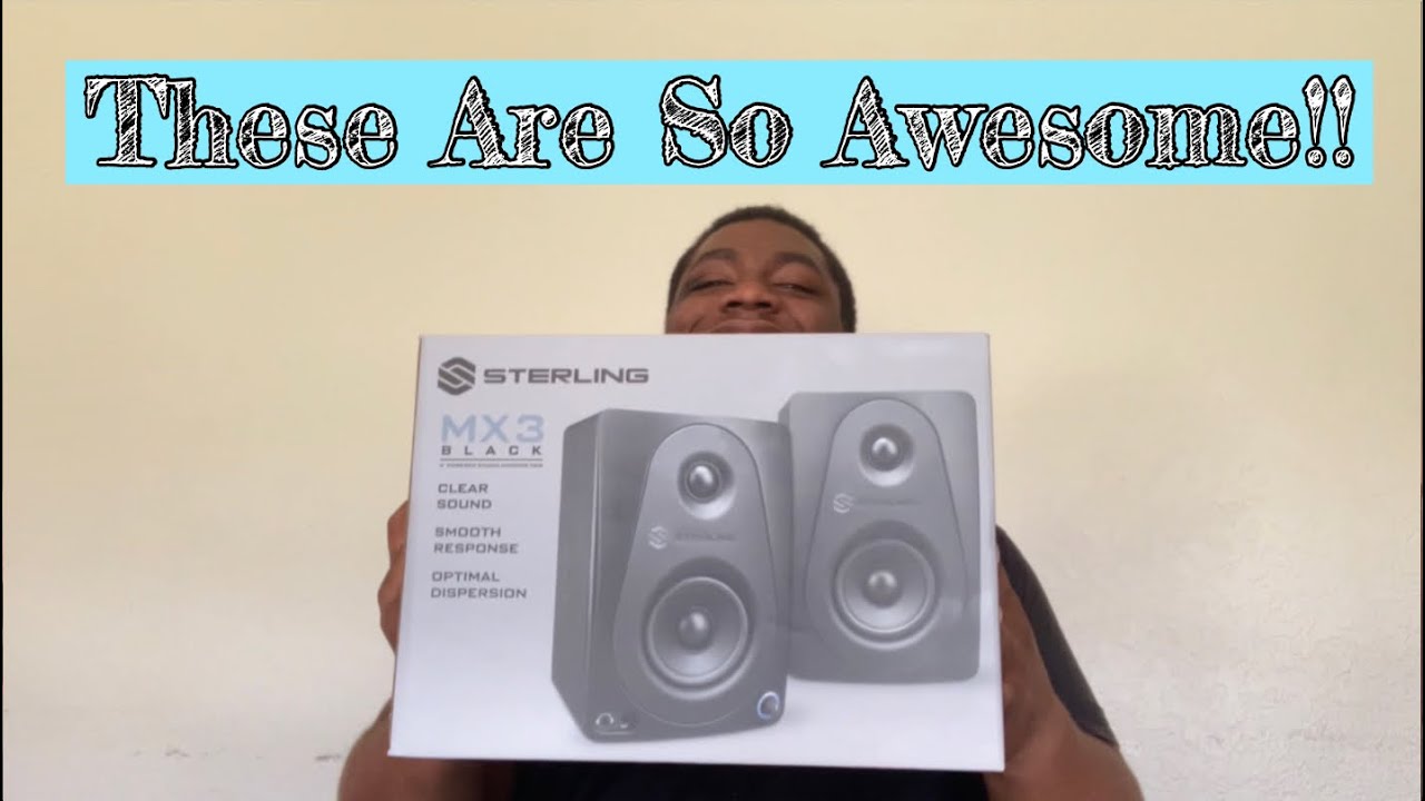 MX3 Powered Studio Monitors Review - YouTube