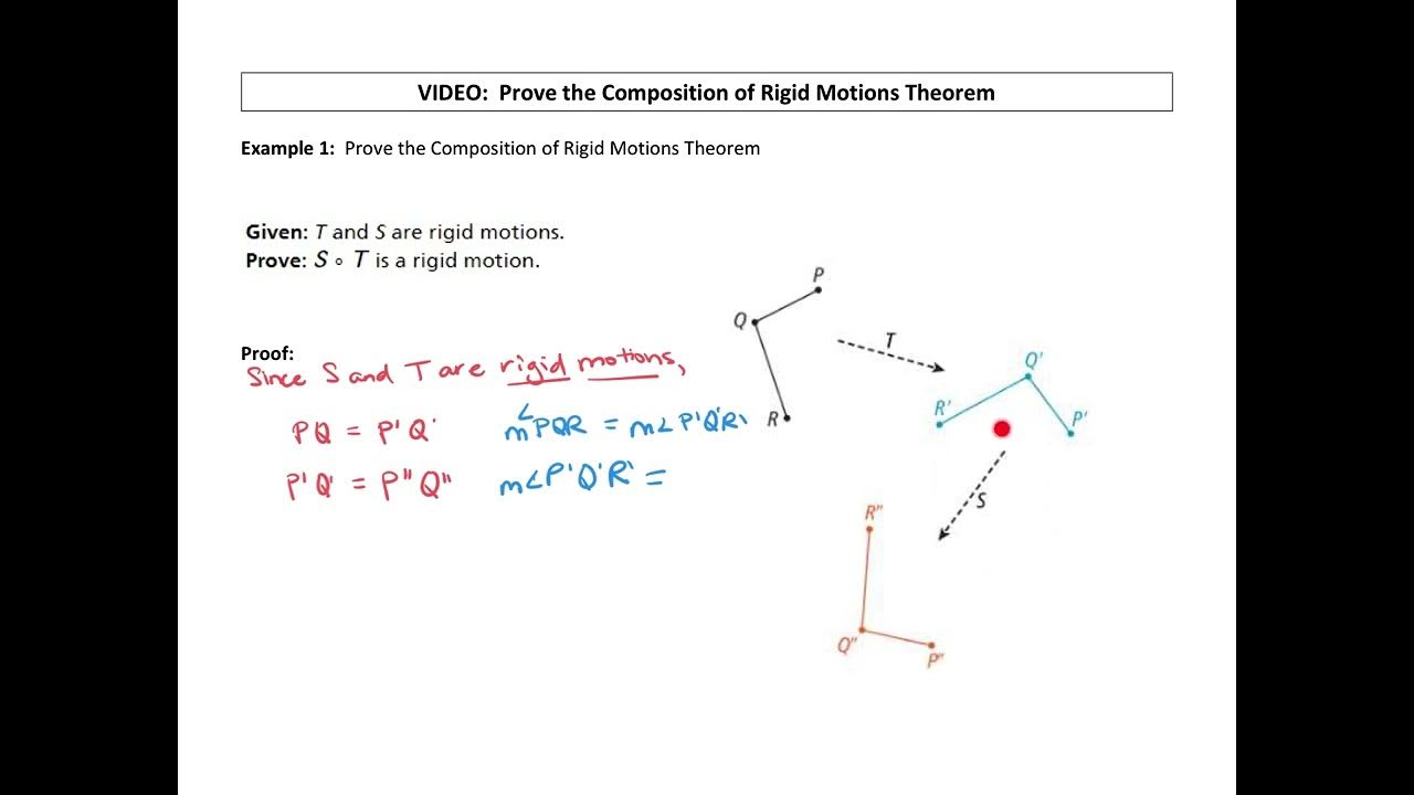 Prove the Composition of Rigid Motions Theorem - YouTube